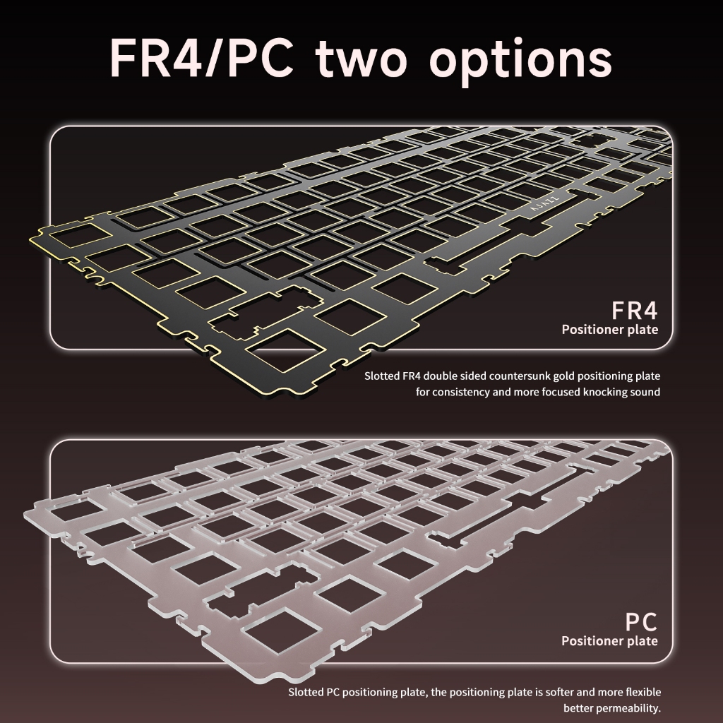 Jual Ajazz AK820 MAX PLUS Wireless Mechanical Keyboard with TFT Color Screen and Volume Knob ...