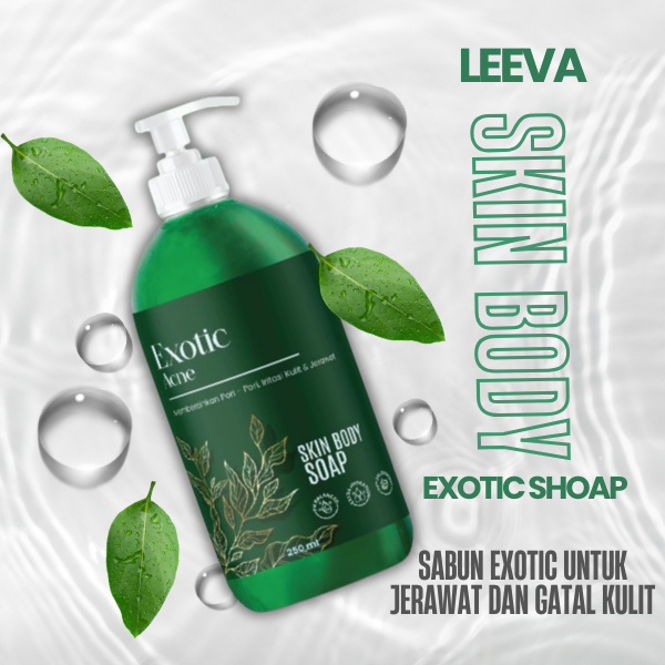 Jual Leeva Sabun Exotic Acne 250ml-Sabun Mandi Kulit Sensitif ...