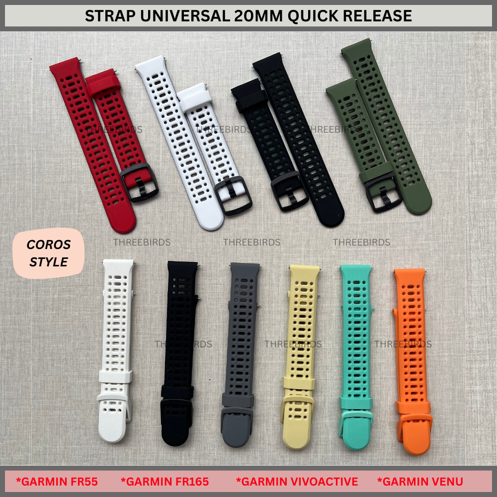 Jual Tali Jam Strap Universal 20mm Quick Release GARMIN SAMSUNG Like ...