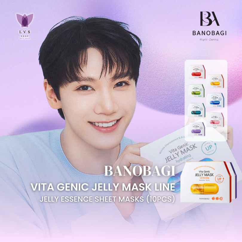 Jual BANOBAGI Vita Genic Jelly Mask Pack (10Pcs) Sheet Mask | Masker ...