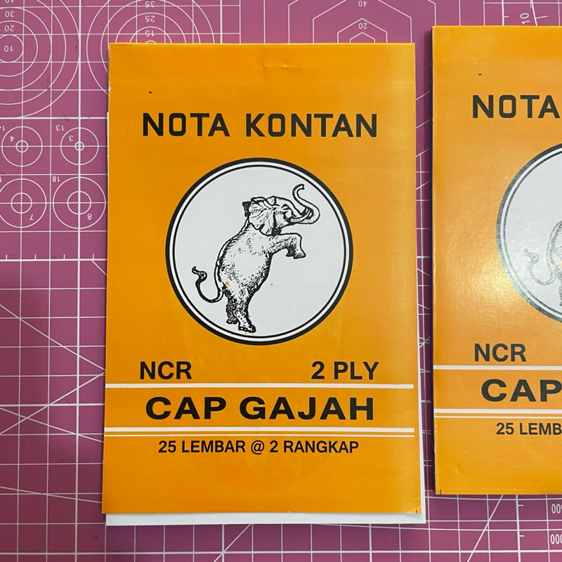 Jual nota kontan ncr 2 ply cap gajah - nota kecil | Shopee Indonesia