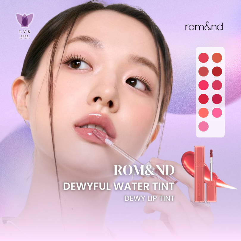 Jual ROMAND Dewyful Water Tint (11 Shades) | Liquid Lip Tint Ringan ...