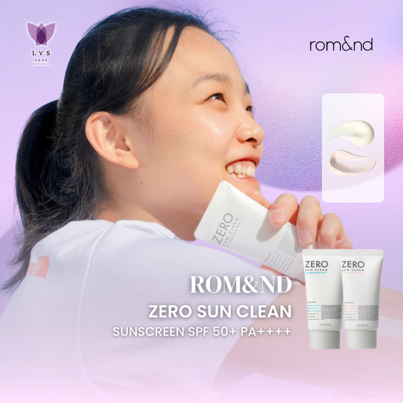 Jual ROMAND Zero Sun Clean SPF50+ PA++++ | Sunscreen - LVS Shop ...