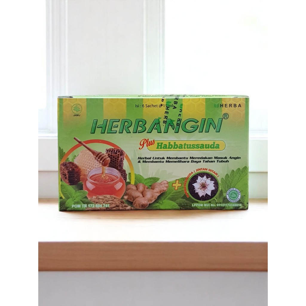 Jual Herbangin plus habbatussauda isi 6 sachet / 12 sachet @ 15 ml ...