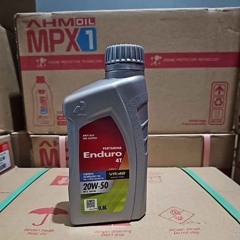 Jual Oli Motor Pertamina Enduro 4T SAE 20W-50 800ML/0,8 Liter Oli Motor Bebek/4 Tak 110CC-125CC ...