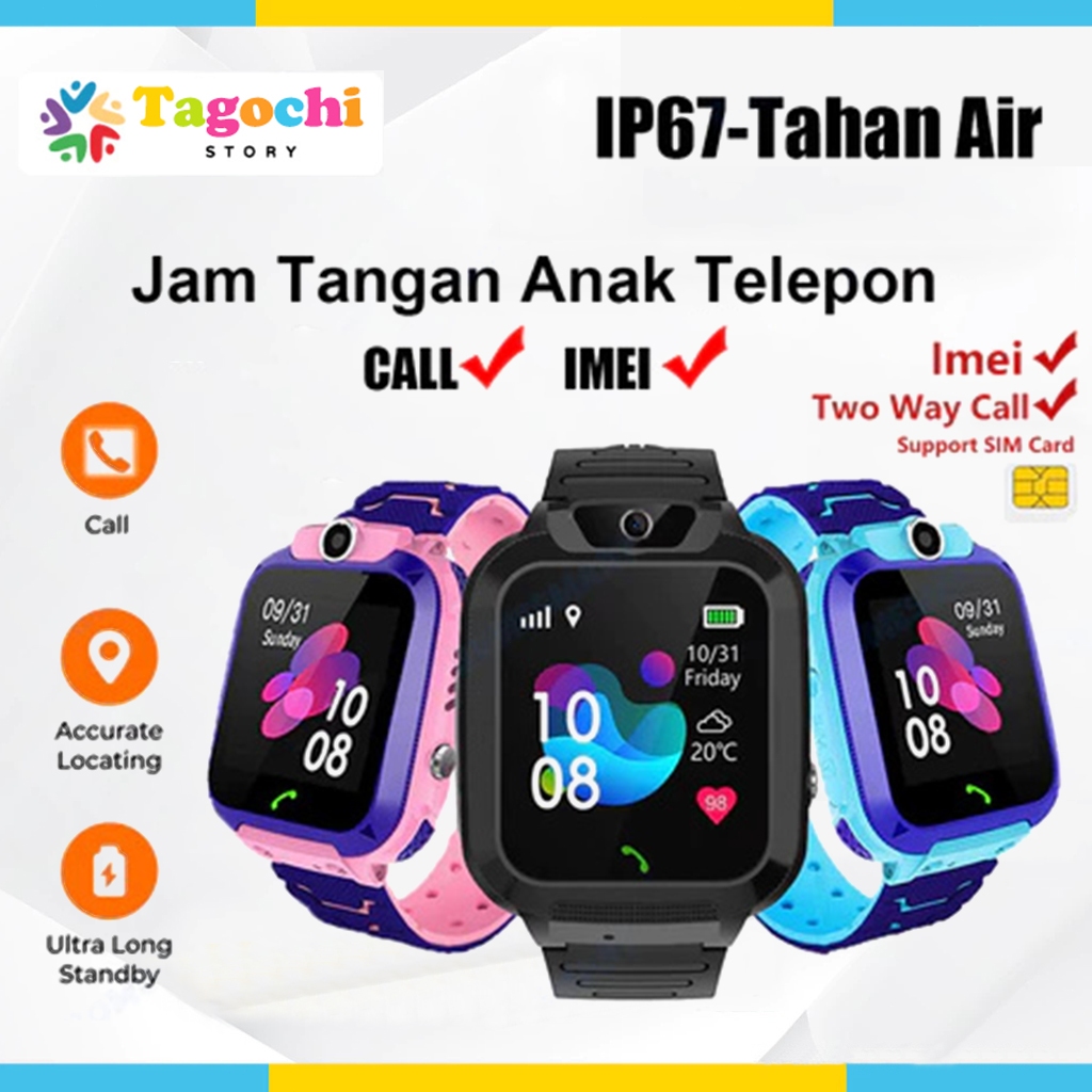 Jual TAGOCHI Anti Air IP67 Jam tangan anak untuk telepon anak Gps ...