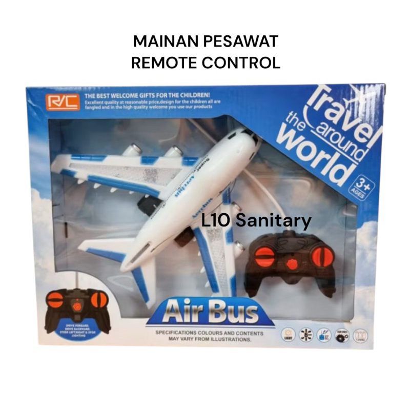 Jual Pesawat REMOTE CONTROL / Mainan Pesawat Airbus Aerobus / Pesawat ...