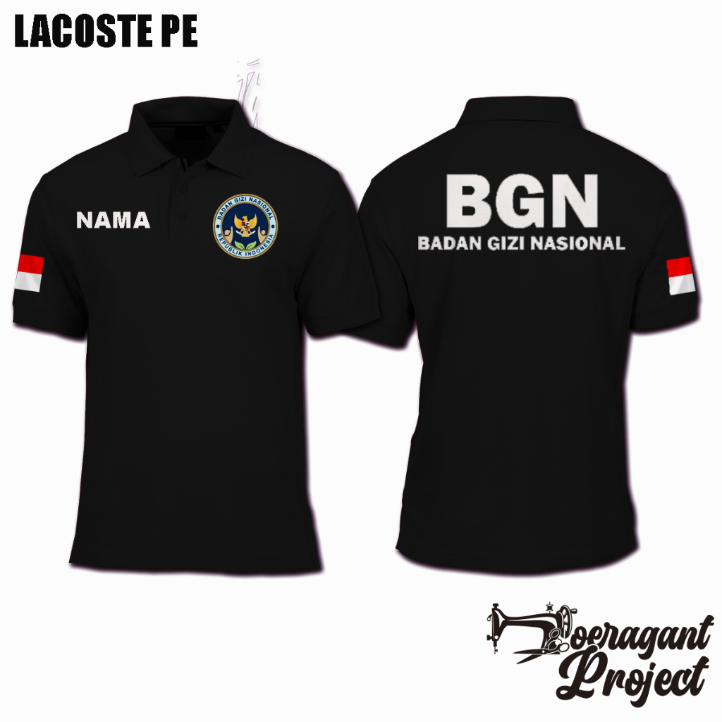 Jual PoloShirt BGN Badan Gizi Nasional - Polo Berkerah BGN Badan Gizi ...
