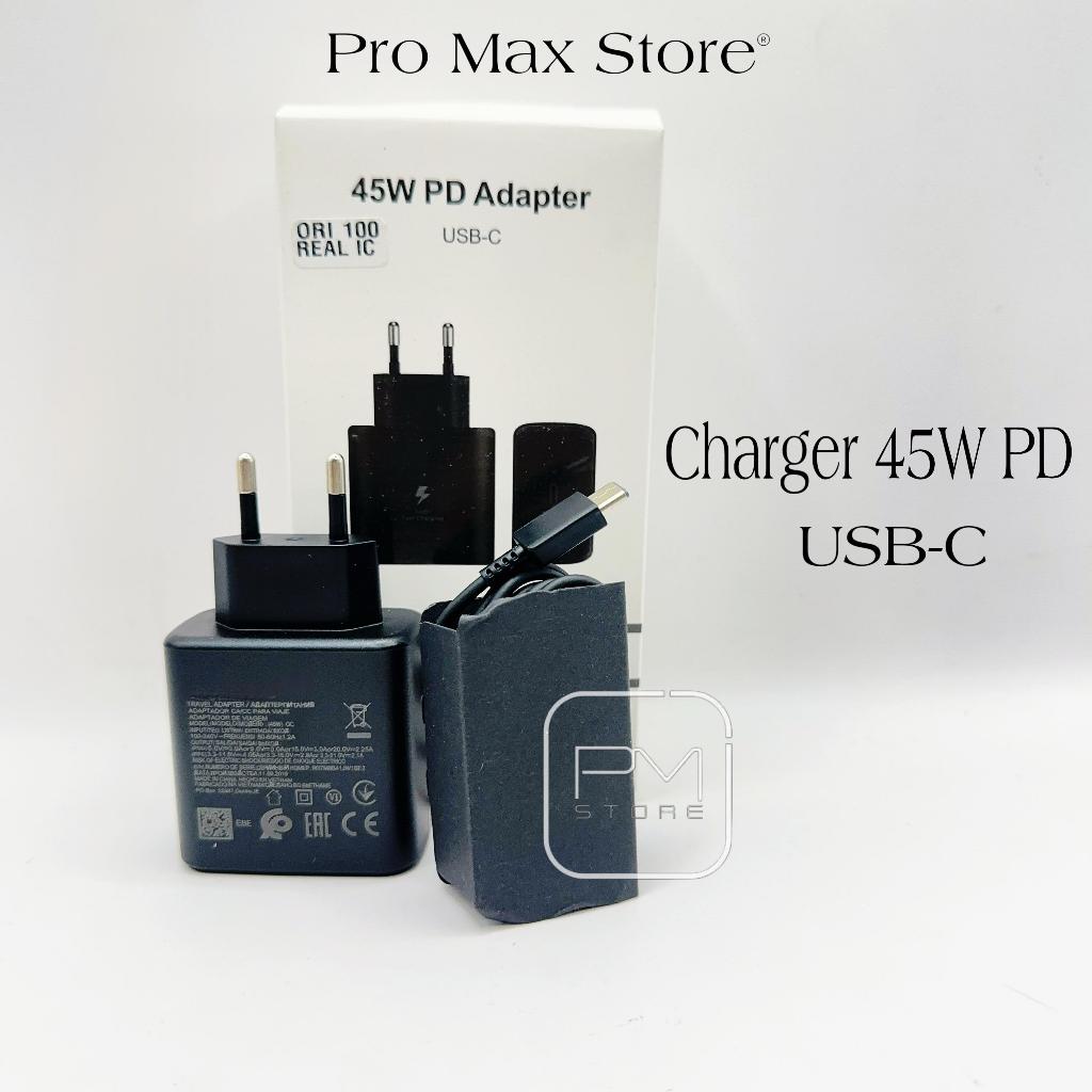 Jual PM - Charger Sam Galaxy 45W Real IC Usb C To C | Casan Usb Colokan ...