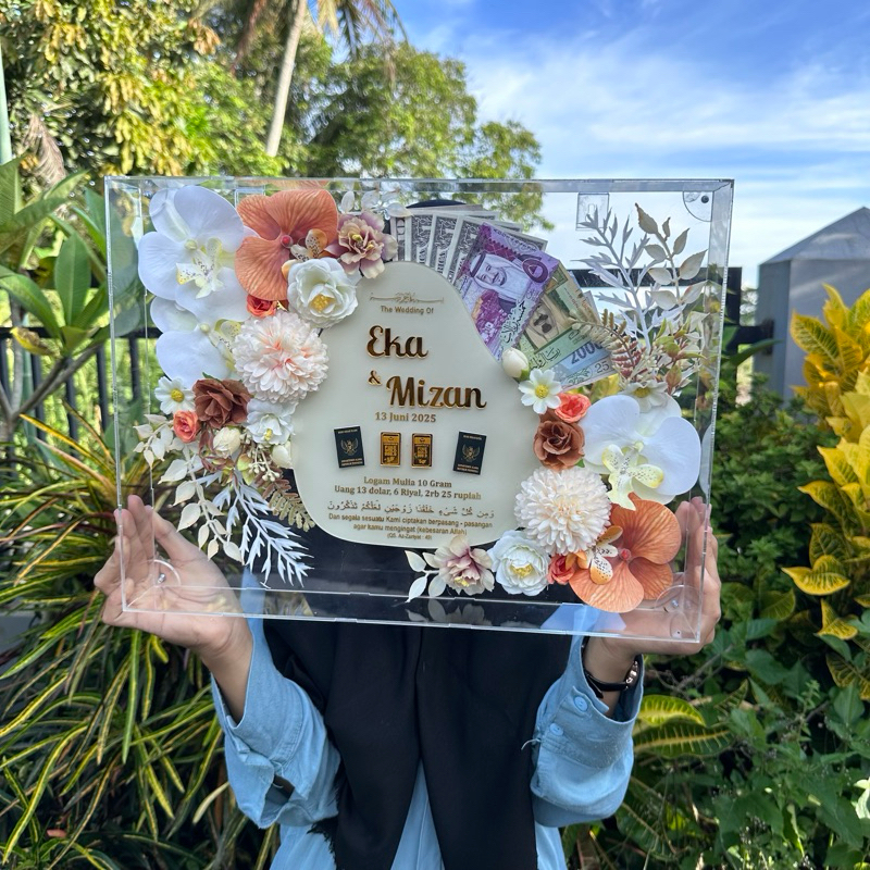 Jual (1-2 HARI JADI) MAHAR BOX AKRILIK BOX MAHAR AKRILIK MAHAR ...