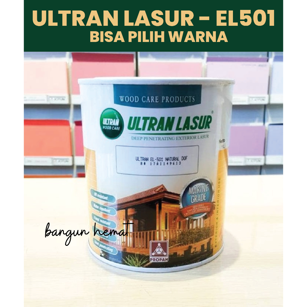 Jual Propan Ultran Lasur EL501 1Kg – Cat Kayu Eksterior, Tahan Cuaca ...