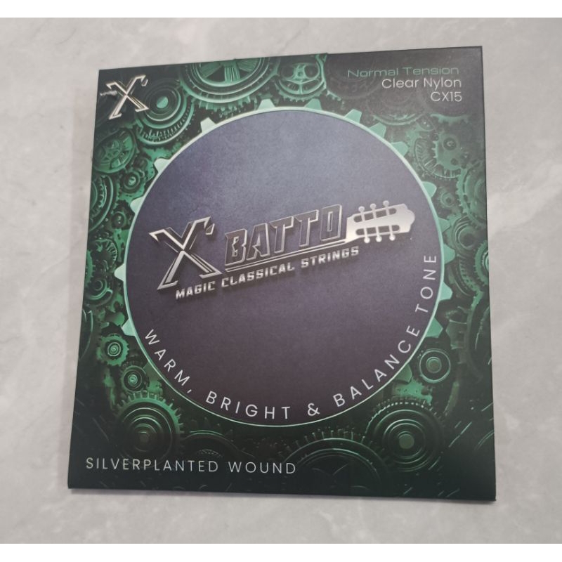 Jual Senar Gitar Xbatto Classic Clear Nilon CX15 Original Xbatto ...