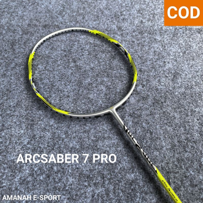Jual RAKET BADMINTON YONEX ARCSABER 7 PRO BERLOGO PBSI TANSION 30 LBS SIAP PAKAI | Shopee Indonesia