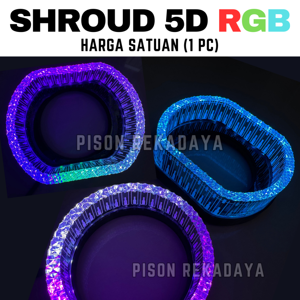 Jual Shroud 5D RGB CRYSTAL VINYX WRGB BMW 5D Glory Projector Proji ...