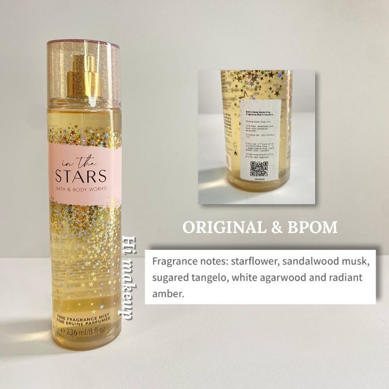 Jual Bath & Body Works Body Mist In The Stars Fragrance Mist (ORIGINAL ...
