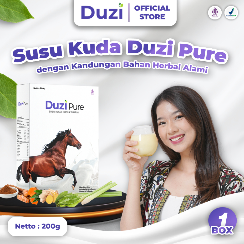Jual Duzi Pure - Susu Kuda Lombok Bubuk Libas Kebas Kesemutan | Shopee ...