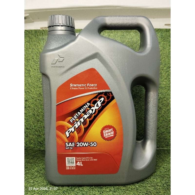 Jual OLI OIL PRIMA XP (4LITER) PELUMAS OLI MESIN SEMUA MOBIL | Shopee ...