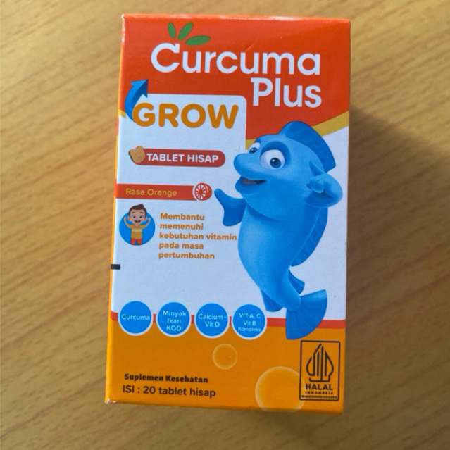 Jual Curcuma Plus Grow Tablet Hisap | Shopee Indonesia