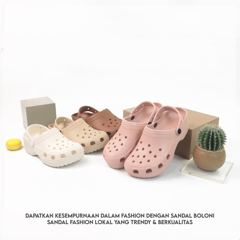 Jual [BAE] SANDAL SEPATU WANITA BAIM SLIP ON Bahan EVA Premium Ringan ...