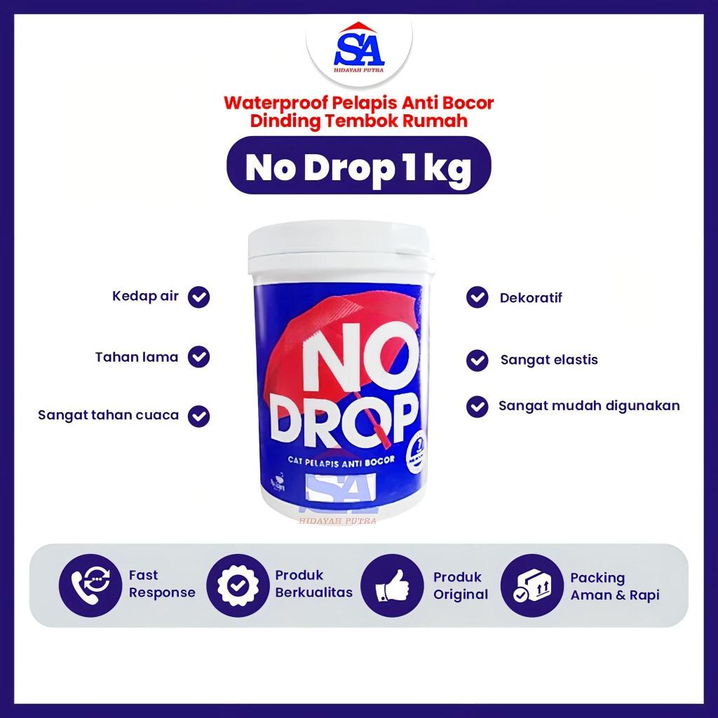 Jual NO DROP 1 KG WARNA READY MIX CAT PELAPIS ANTI BOCOR Waterproof NODROP AVIAN BRANDS | Shopee ...