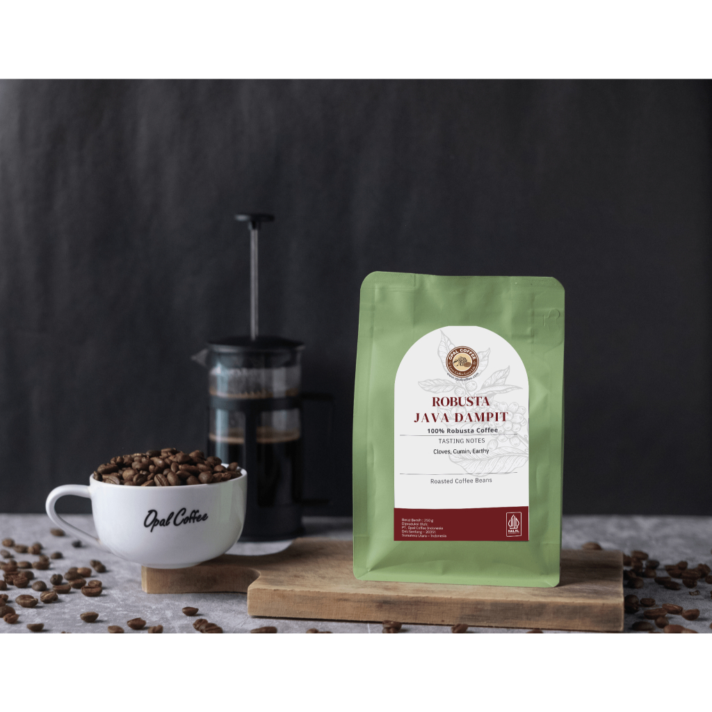 Jual Opal Coffee - Java Dampit Robusta Roasted Beans | Shopee Indonesia