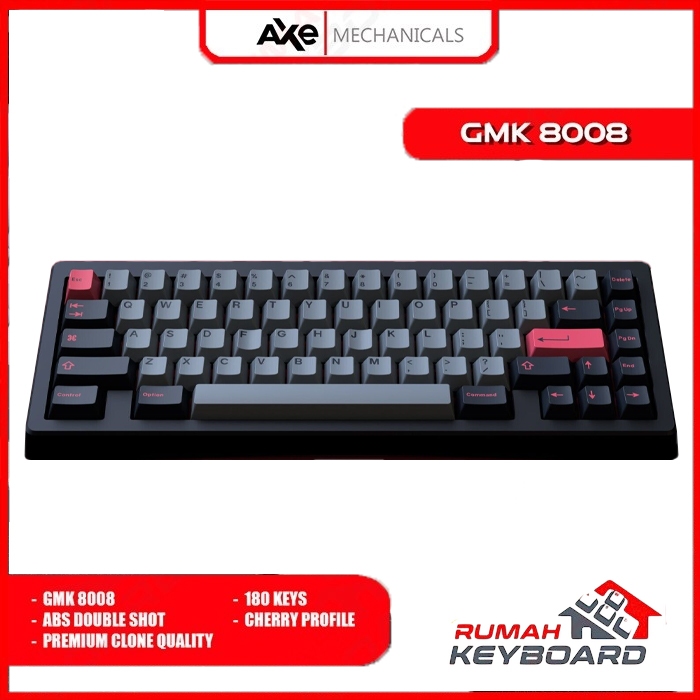 Jual AXE MECHANICALS - Cherry - GMK 80082 - ABS - Double Shot - Keycap - Keycaps | Shopee Indonesia