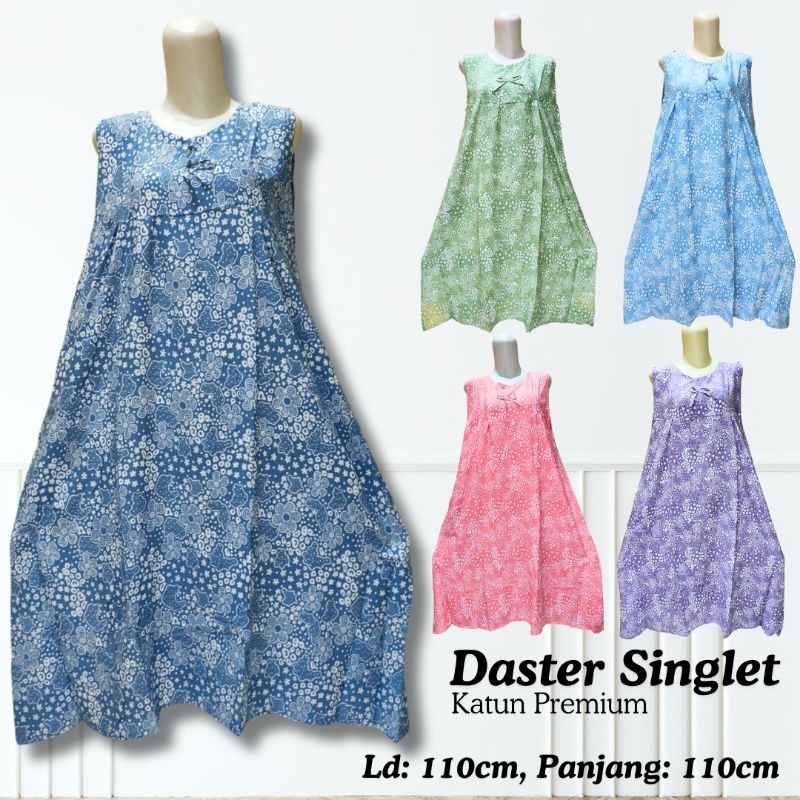 Jual Daster Singlet Yukensi Batik Katun Rayon Premium Adem | Shopee ...