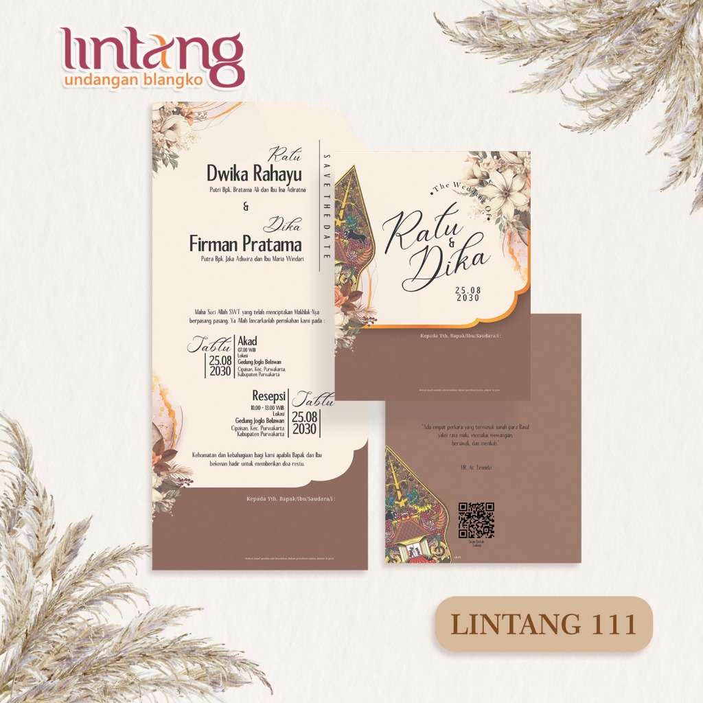 Jual LINTANG 111 Blangko Undangan | Shopee Indonesia