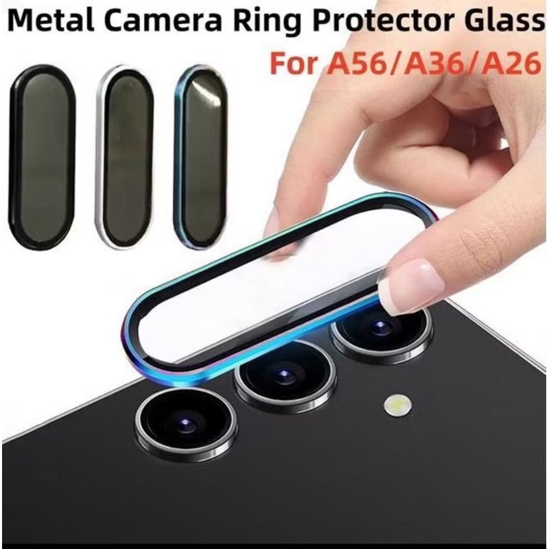 Jual SAMSUNG A07 A17 A56 5G/A26 5G/A36 5G RING CAMARE WARNA TEMPERED GLASS CAMERE 9D ANTI GORES ...