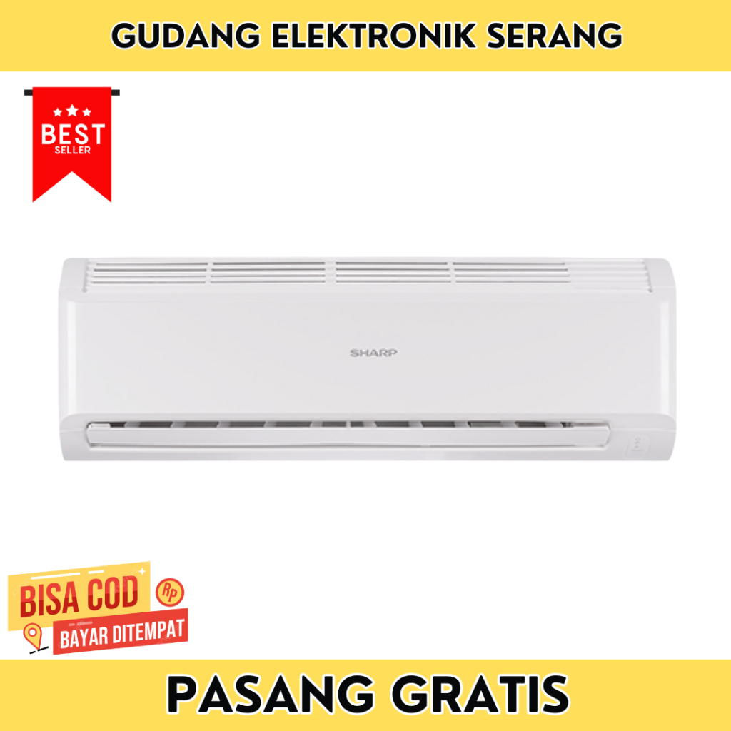 Jual AC SHARP 1 PK - AH 09 BEY- SUPERJETCOOL + PASANG | Shopee Indonesia