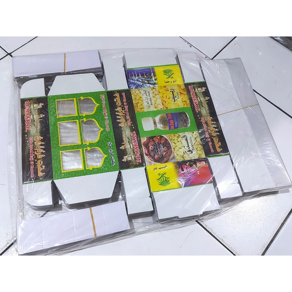 Jual Dus Paket Haji PACK-100PCS Kardus Box Paket Haji Kosong dus untuk ...