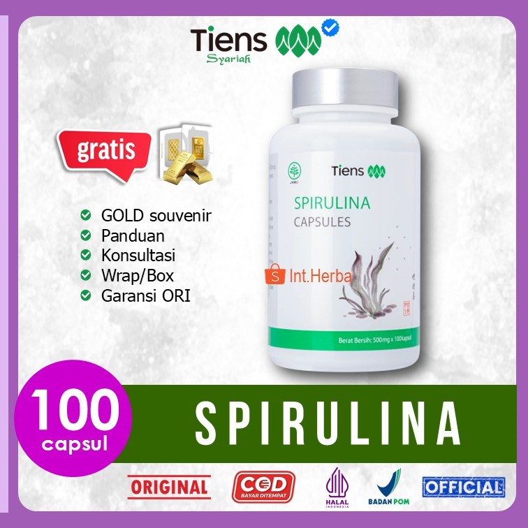 Jual Tiens Spirulina Capsul Original Tianshi 100 capsul | Shopee Indonesia