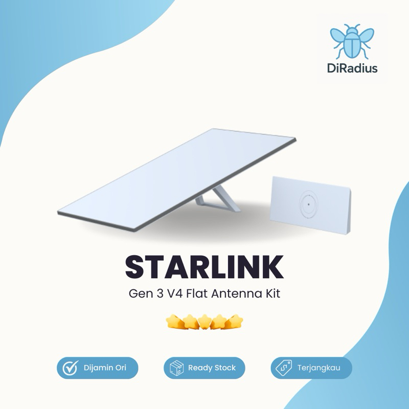 Jual STARLINK GEN 3 V4 INTERNET KIT SATELLITE ANTENNA & WIFI ROUTER - PORT LAN - SPACEX | Shopee ...