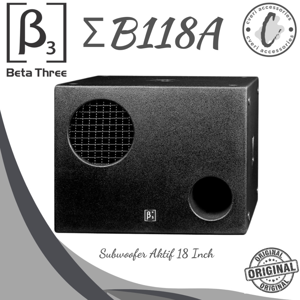 Jual Beta Three B118A Subwoofer Aktif 18 Inch Original Beta 3 B-118A | Shopee Indonesia