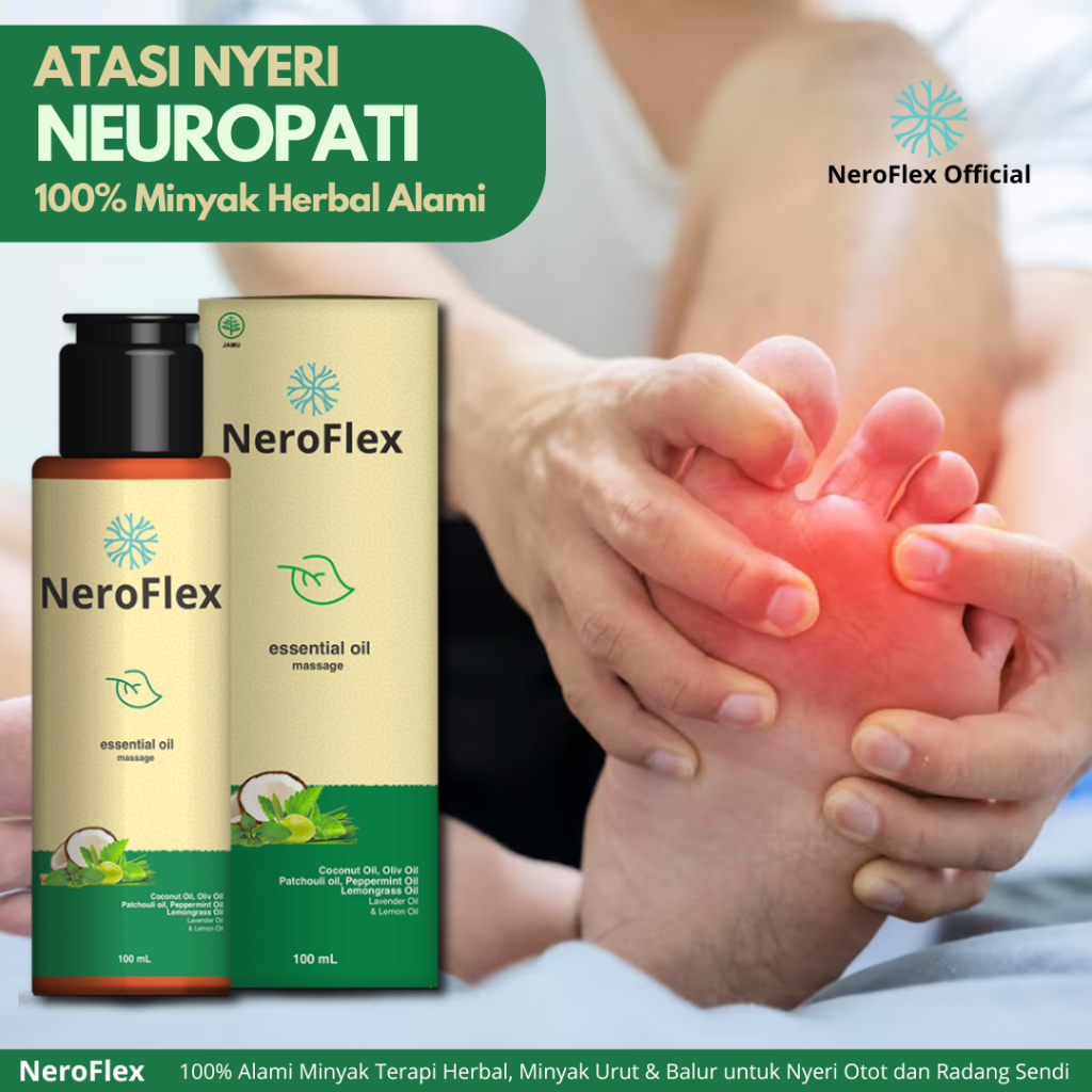 Jual Neroflex Solusi Neuropati, Nyeri Otot, dan Radang Sendi. Minyak ...