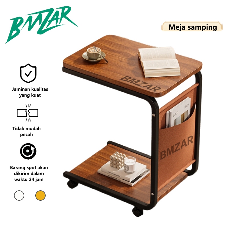 Jual BMZAR Meja Kopi Dengan Roda Meja Ruang Tamu Minimalis Meja Laptop ...