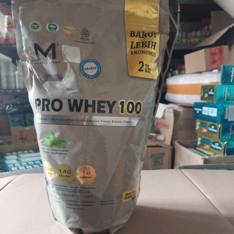 Jual Muscle First Pro Whey Protein 100 2lbs 900gr Rasa Vanila Kurma ...