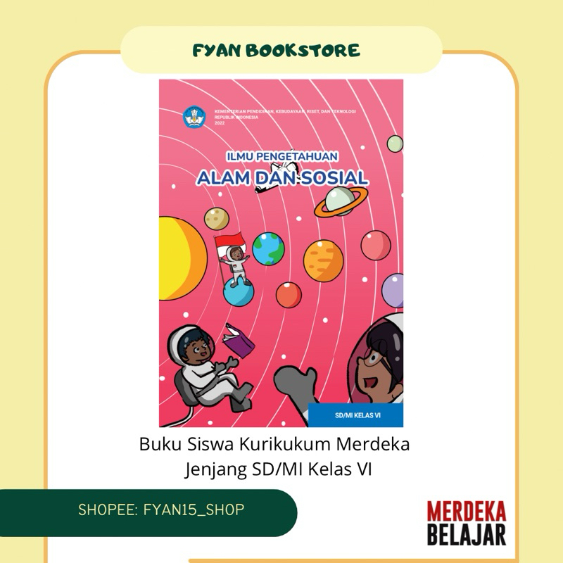 Jual Fyan Book Store: Buku Siswa Ilmu Pengetahuan Alam dan Sosial untuk ...