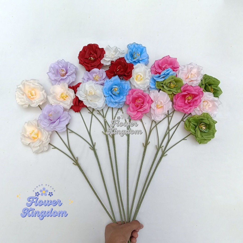 Jual Artificial Vendela Rose Bunga Mawar Wedding Dekorasi Bunga Plastik ...