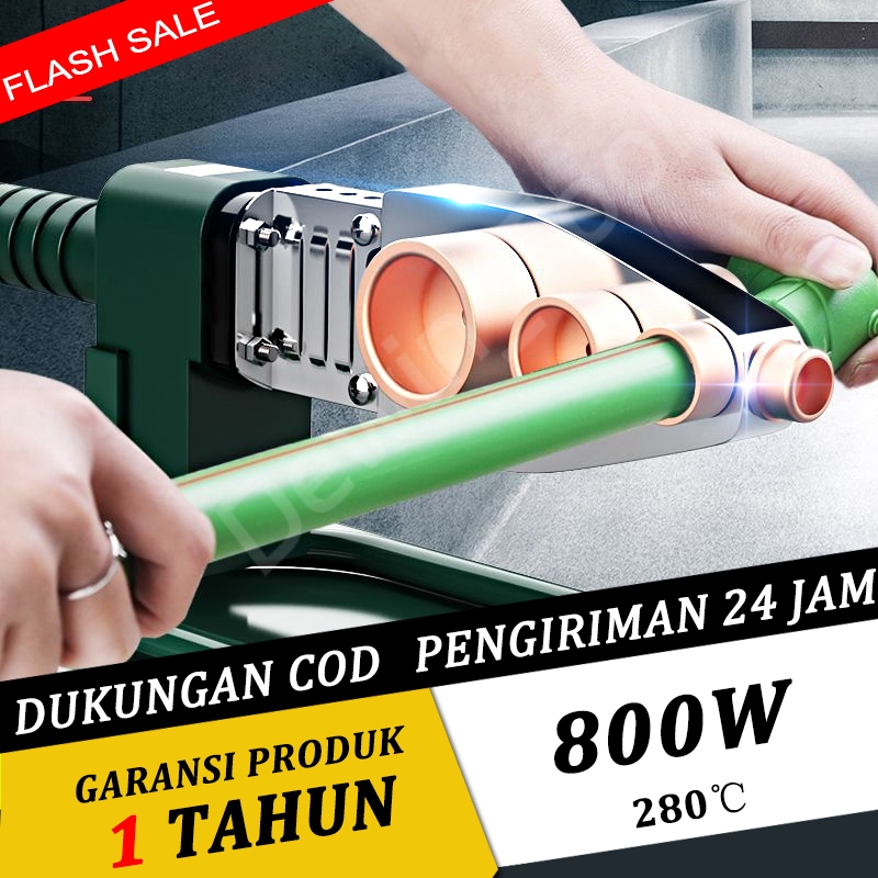 Jual DEWIN Mesin Las PPR 20-63mm Pemanas Pipa PPR Pipe Heater TrafoLas ...