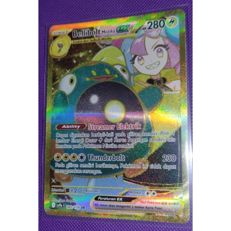 Jual Pokemon Indonesia - BELLIBOLT 'MISTIKA (ULTRA RARE) | Shopee Indonesia