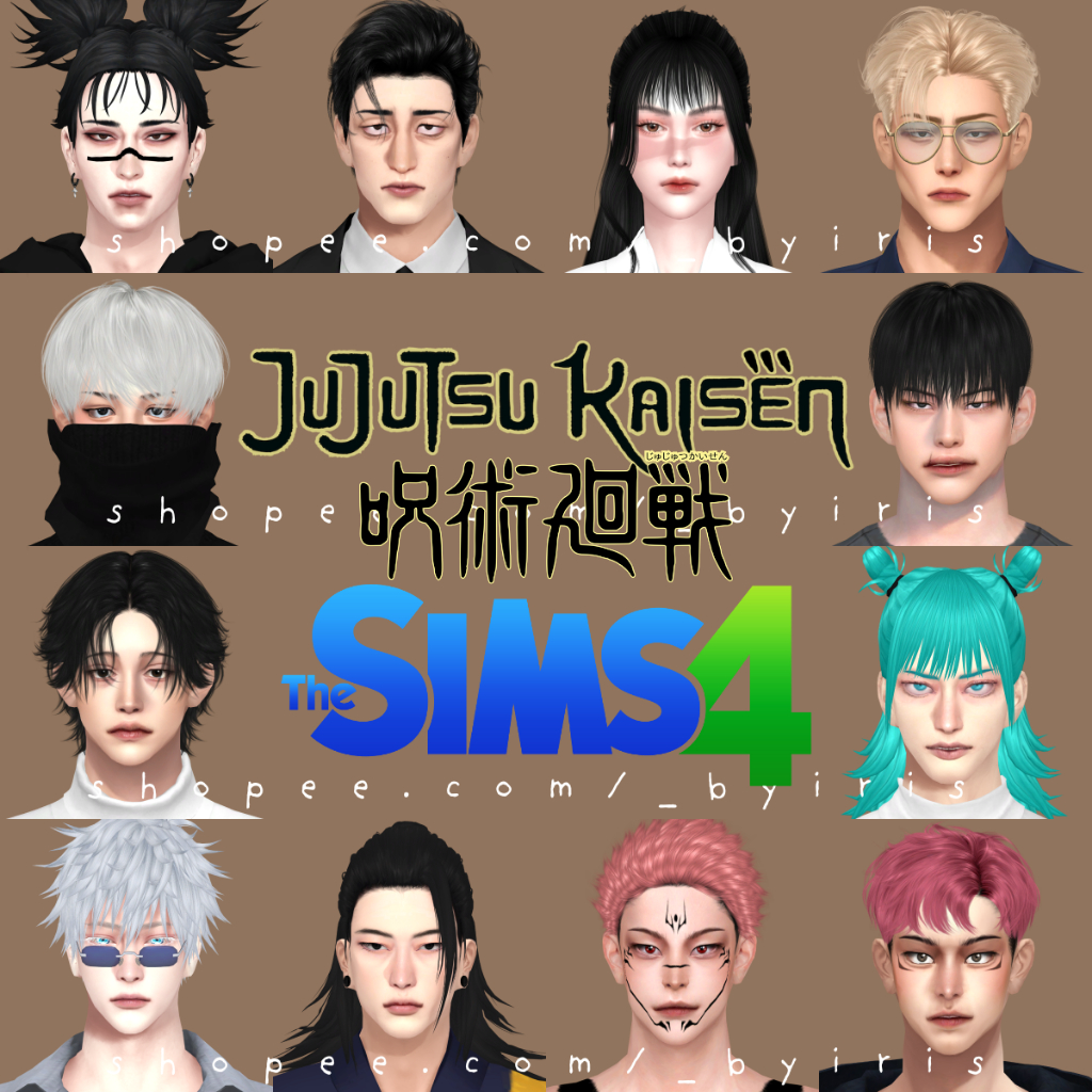 Jual THE SIMS 4 CUSTOM CONTENT JUJUTSU KAISEN CHARACTER + CC | Shopee ...