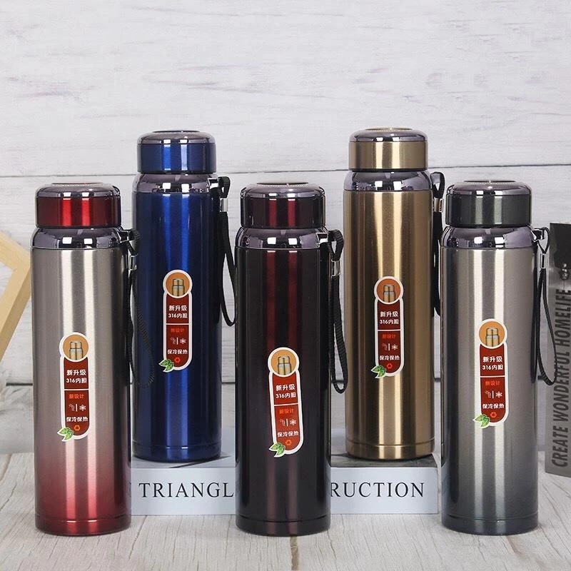 Jual Termos Double Stainless Steel Vacuum Flask Travel Hot/Cool TERMOS ...