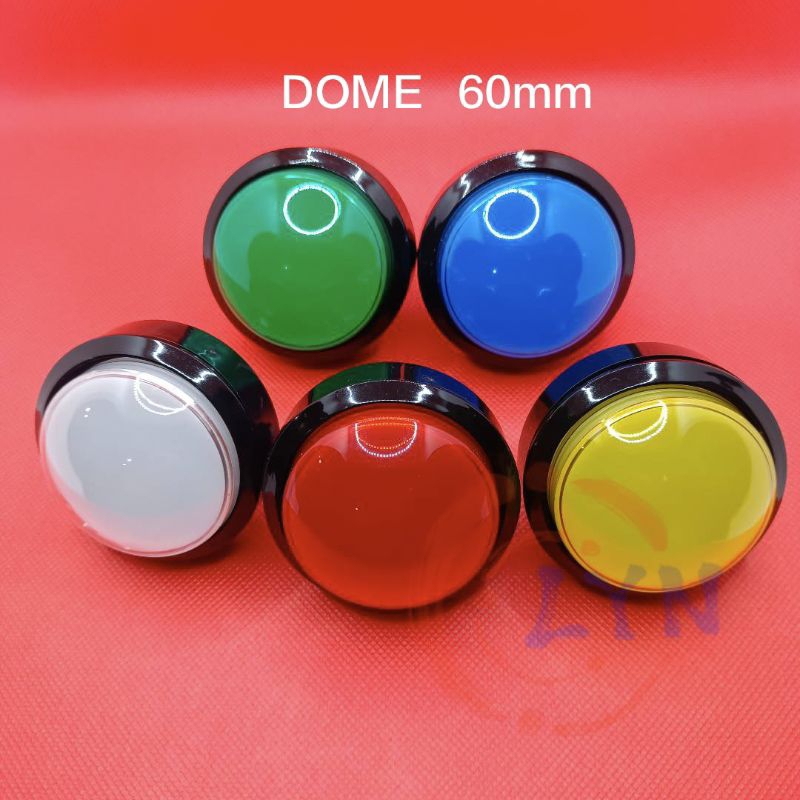 Jual Tombol Cembung SEDANG MEDIUM 6cm 60mm Arcade DingDong Push On ...