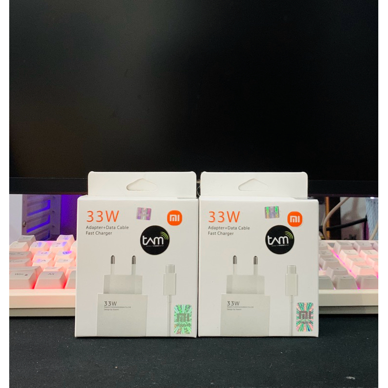 Jual Charger 33W + Cable Xiaomi & Poco Fast Charging Turbo charger ...