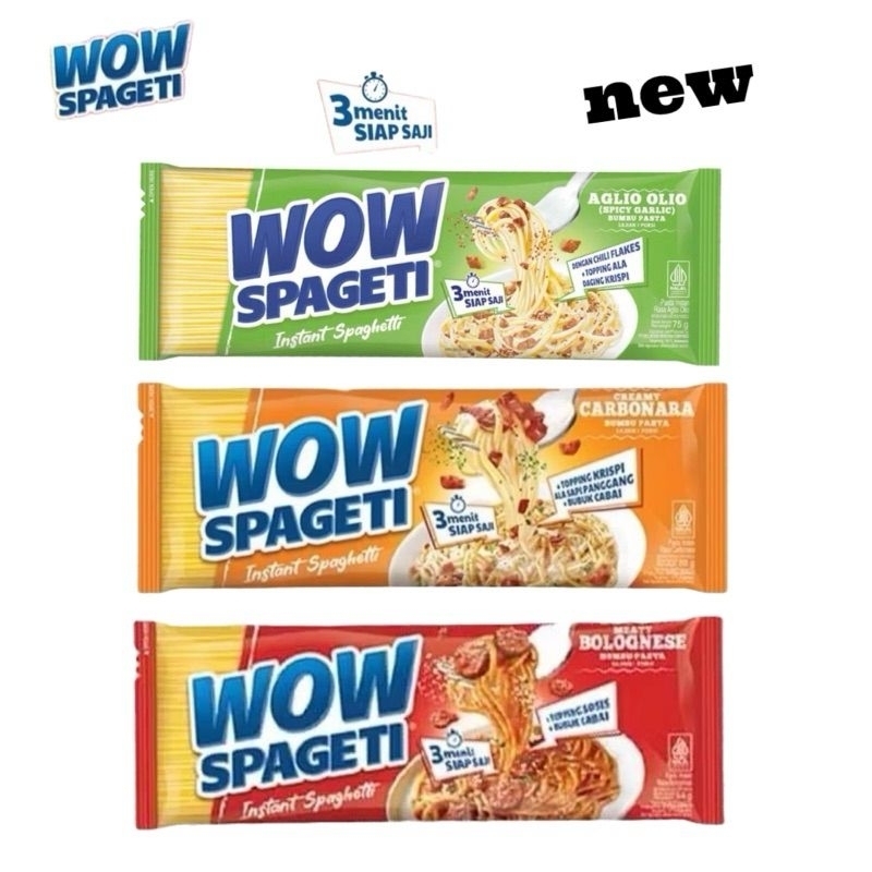 Jual WOW SPAGETI MAYORA Instant Spaghetti 84gr Carbonara Bolognese | Shopee Indonesia