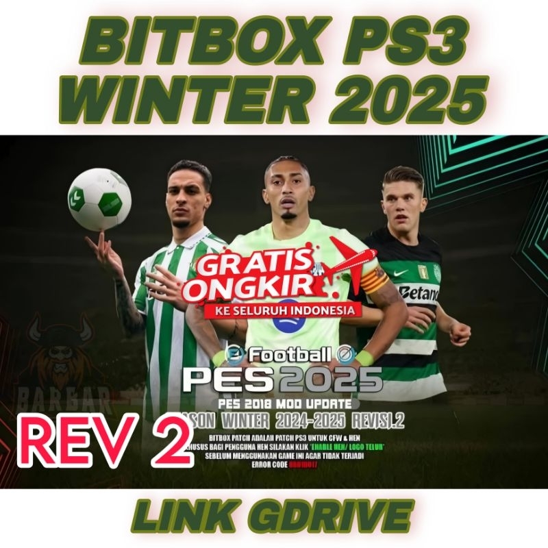 Jual PES 2025 BITBOX PATCH WINTER PS3 REV 2 UPDATE TRANSFER Maret 2025 ...