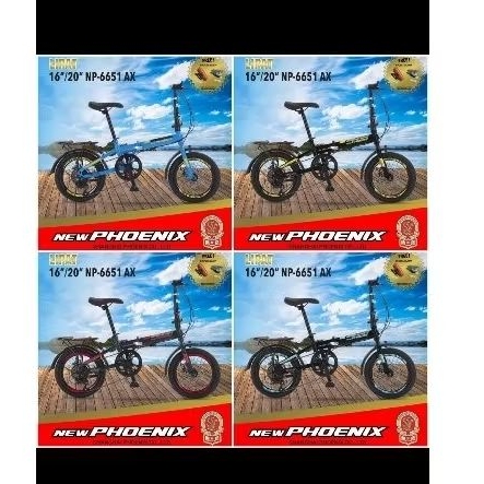 Jual Sepeda lipat phoenix 20 Tipe 6651-AX | Shopee Indonesia