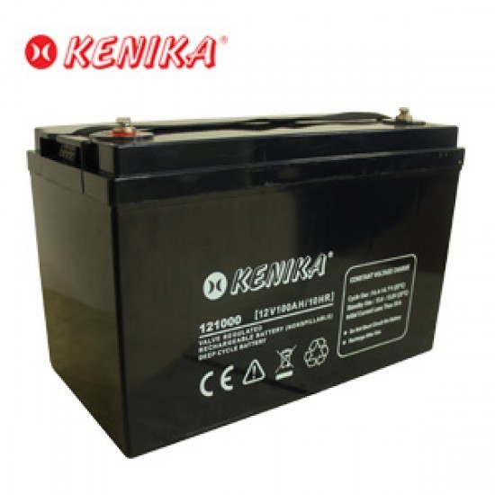 Jual KENIKA BATTERY SEALED LEAD ACID 12V 100AH | Shopee Indonesia