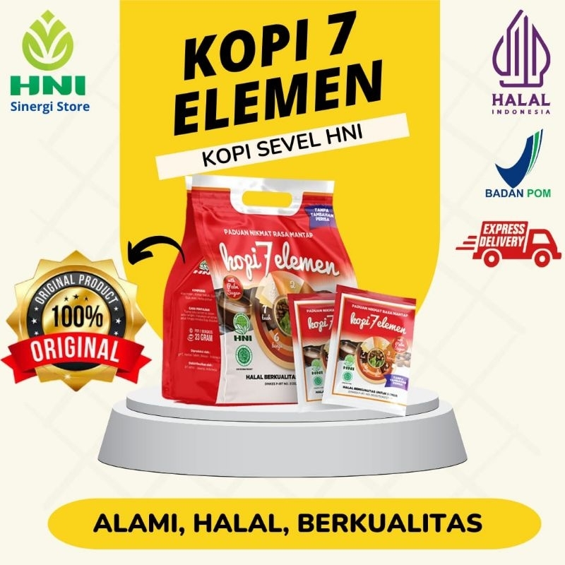 Jual KOPI SEVEL | SEVEN ELEMEN | Shopee Indonesia